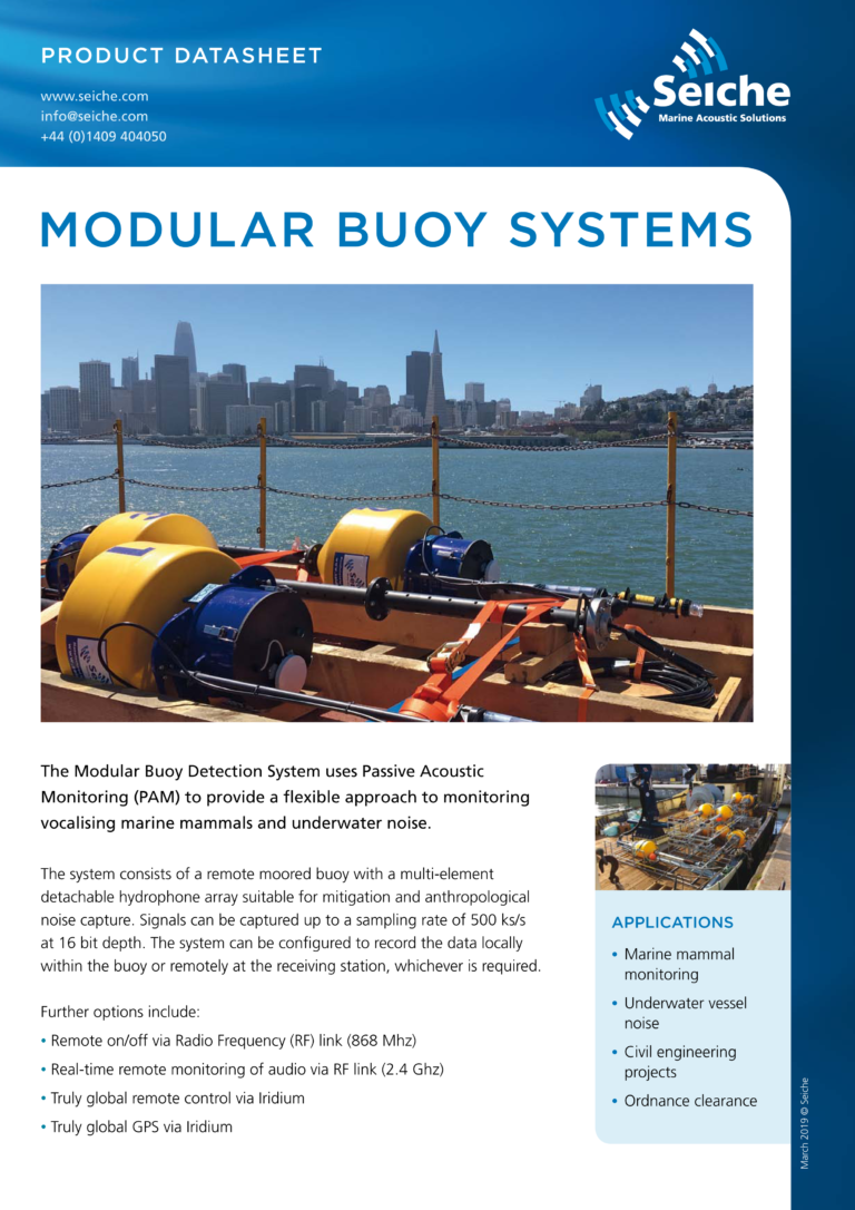 Modular Buoy Systems - Seiche