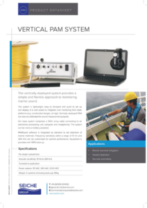 Seiche Marine Technology | Vertical PAM | Marine Mitigation Monitoring